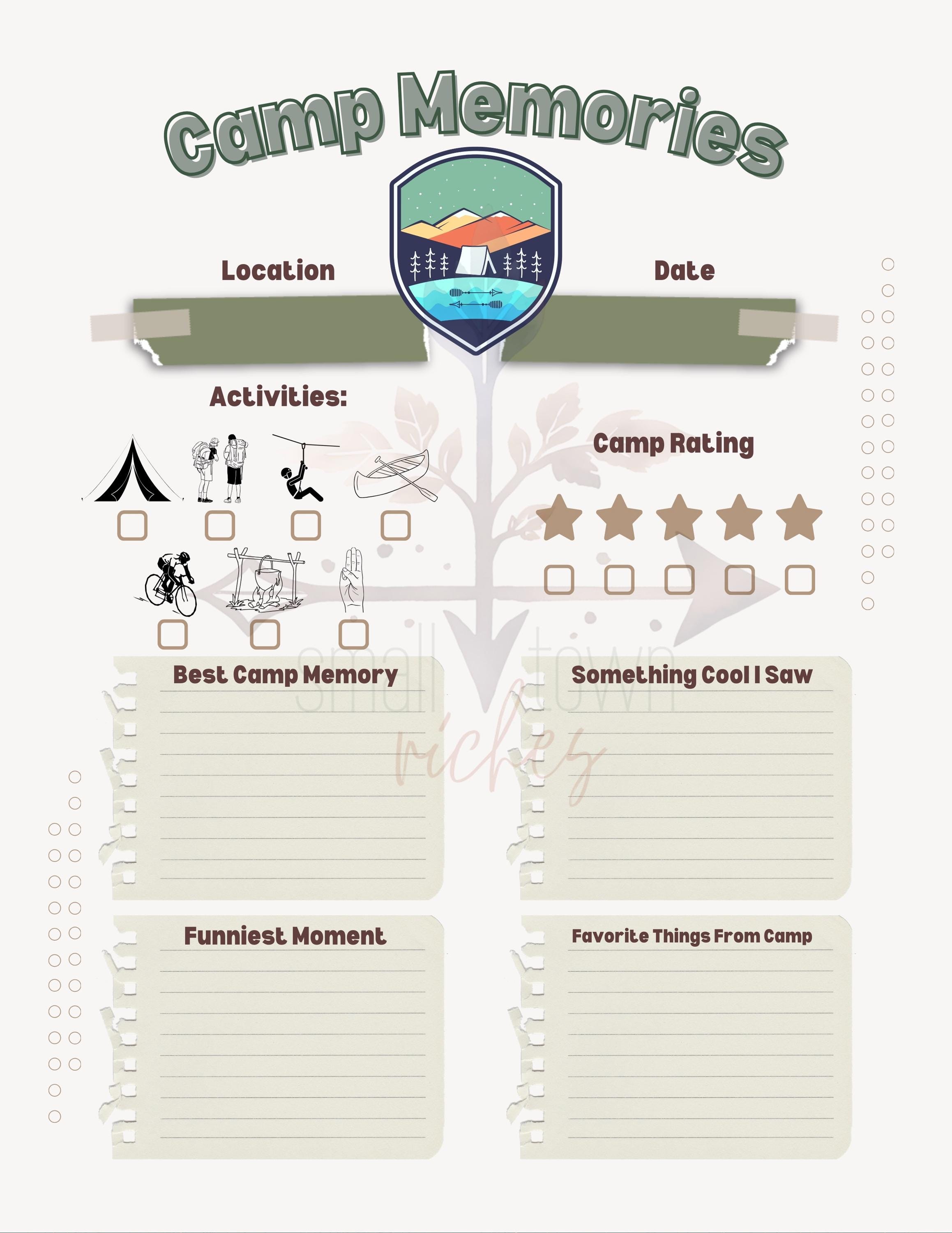Printable Scout Planner | Scouting Organizer | Merit Badge Tracker ...