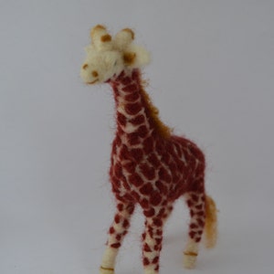 Needle Felted Giraffe, Felt Giraffe, Needle Felting, Needlefelt ...