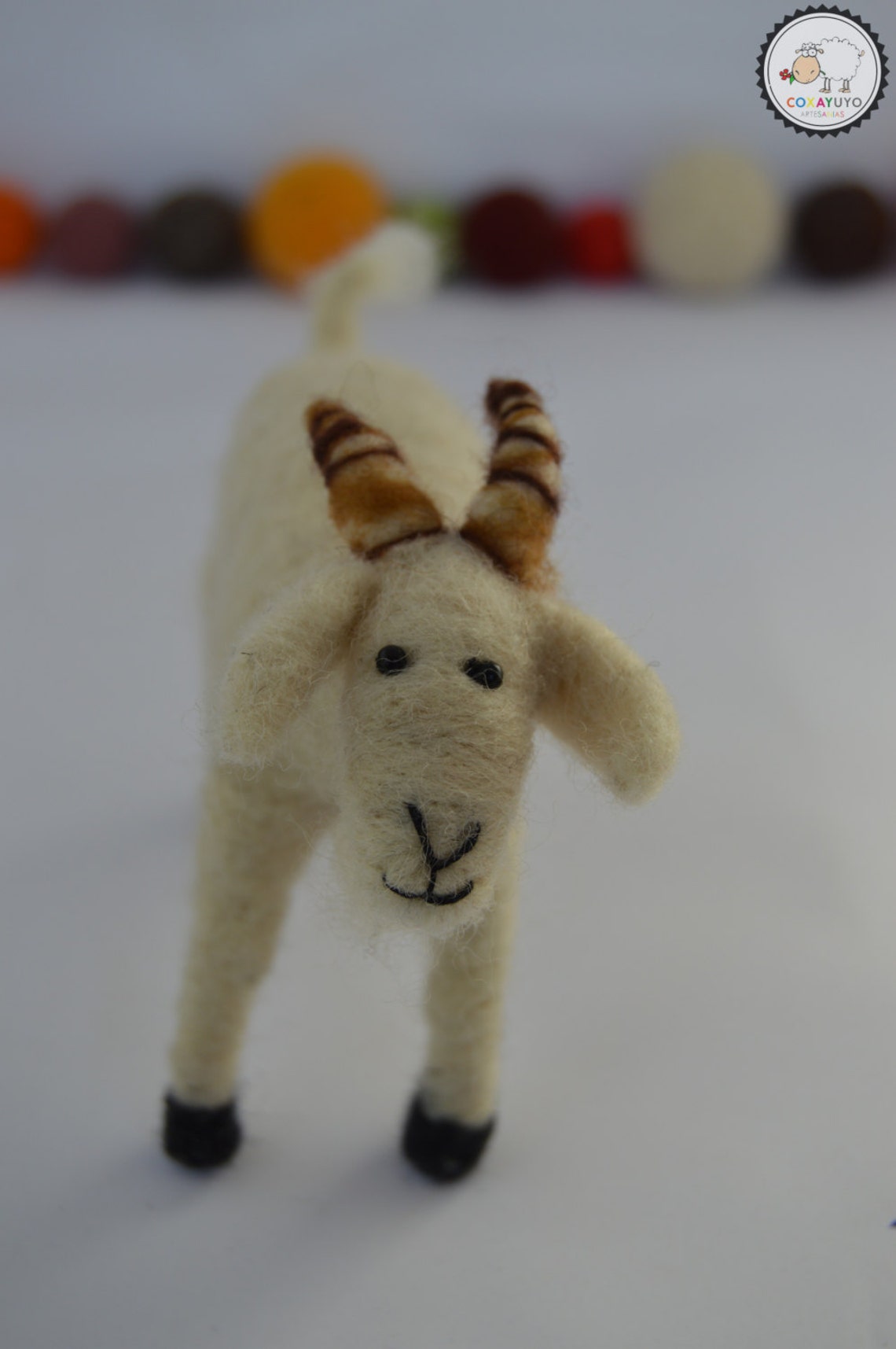 Needle Felted Goat Felt Goat Needle Felting Needlefelt - Etsy