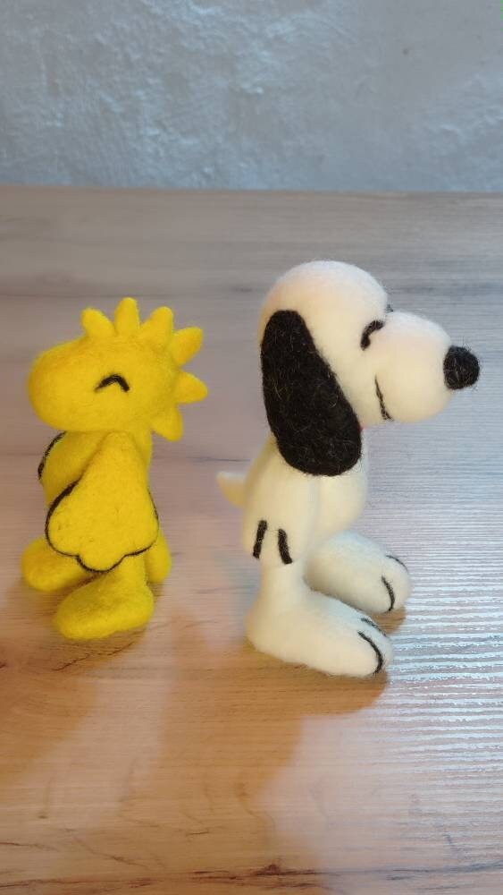 Needle Felting Snoopy and Woodstock, Snoopy Woodstock Friend, Needle ...