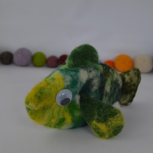 Needle Felted Fish Felted Fish Fish Needlefelt Needle - Etsy