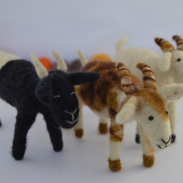 Needle Felted Goat - Etsy