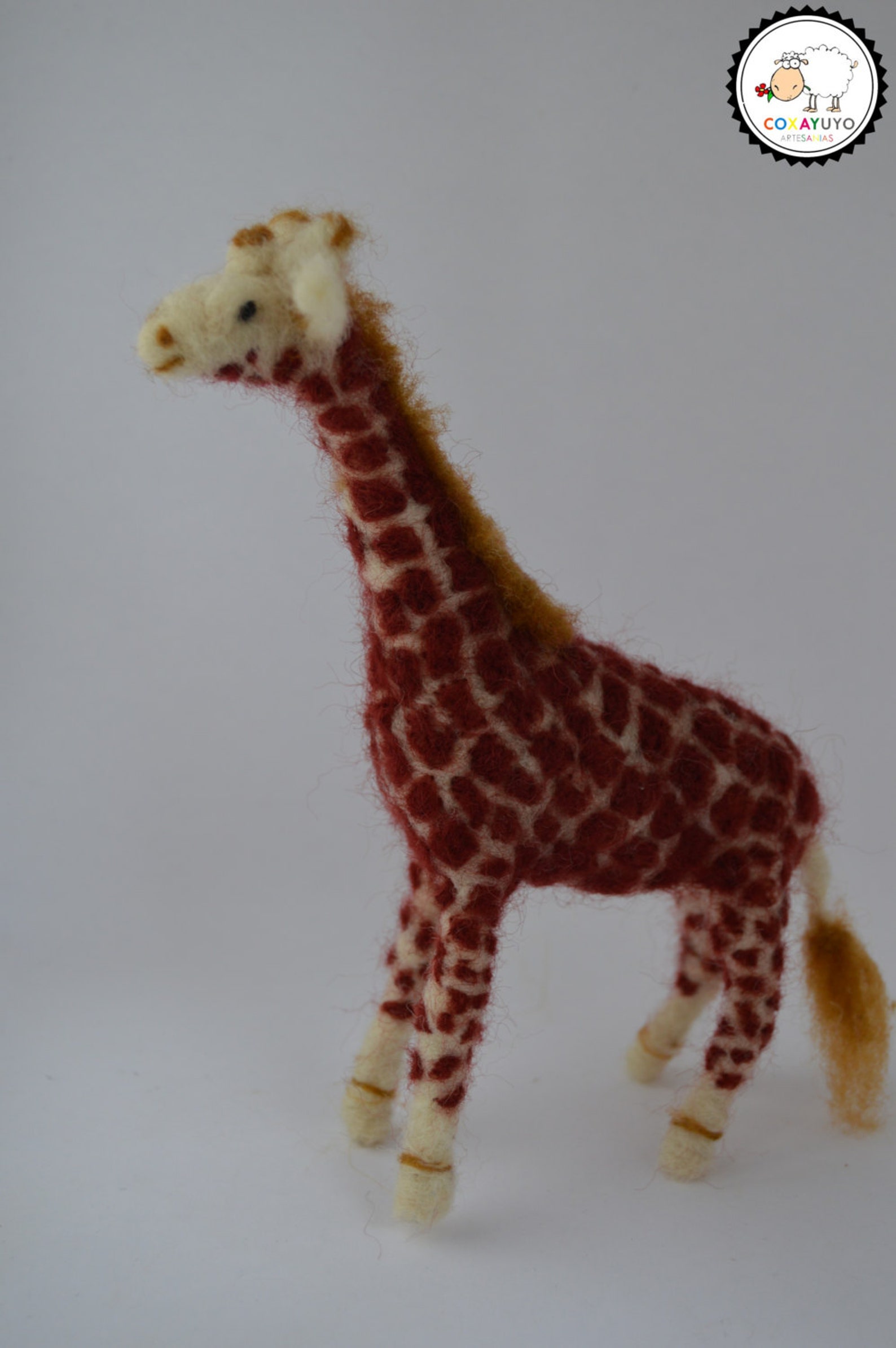 Needle Felted Giraffe, Felt Giraffe, Needle Felting, Needlefelt ...