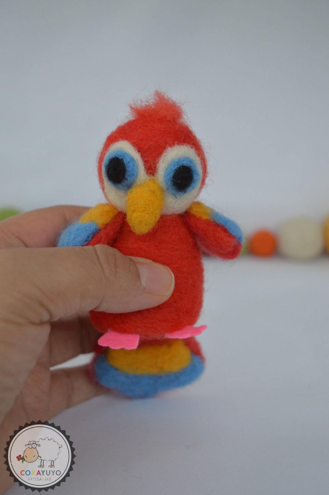 Needle Felted Miniature Parrot Parrot Felt Miniature Felt - Etsy