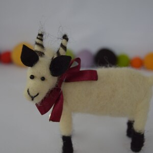 Needle Felted Goat Felt Goat Needle Felting Needlefelt - Etsy