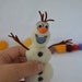 Needle Felted Frozen Olaf, Needle Felting, Christmas Decoration ...