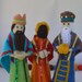 The Wise Men Needle Felted Nativity Needlefelt Christmas - Etsy