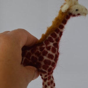 Needle Felted Giraffe, Felt Giraffe, Needle Felting, Needlefelt ...