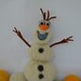 Needle Felted Frozen Olaf, Needle Felting, Christmas Decoration ...
