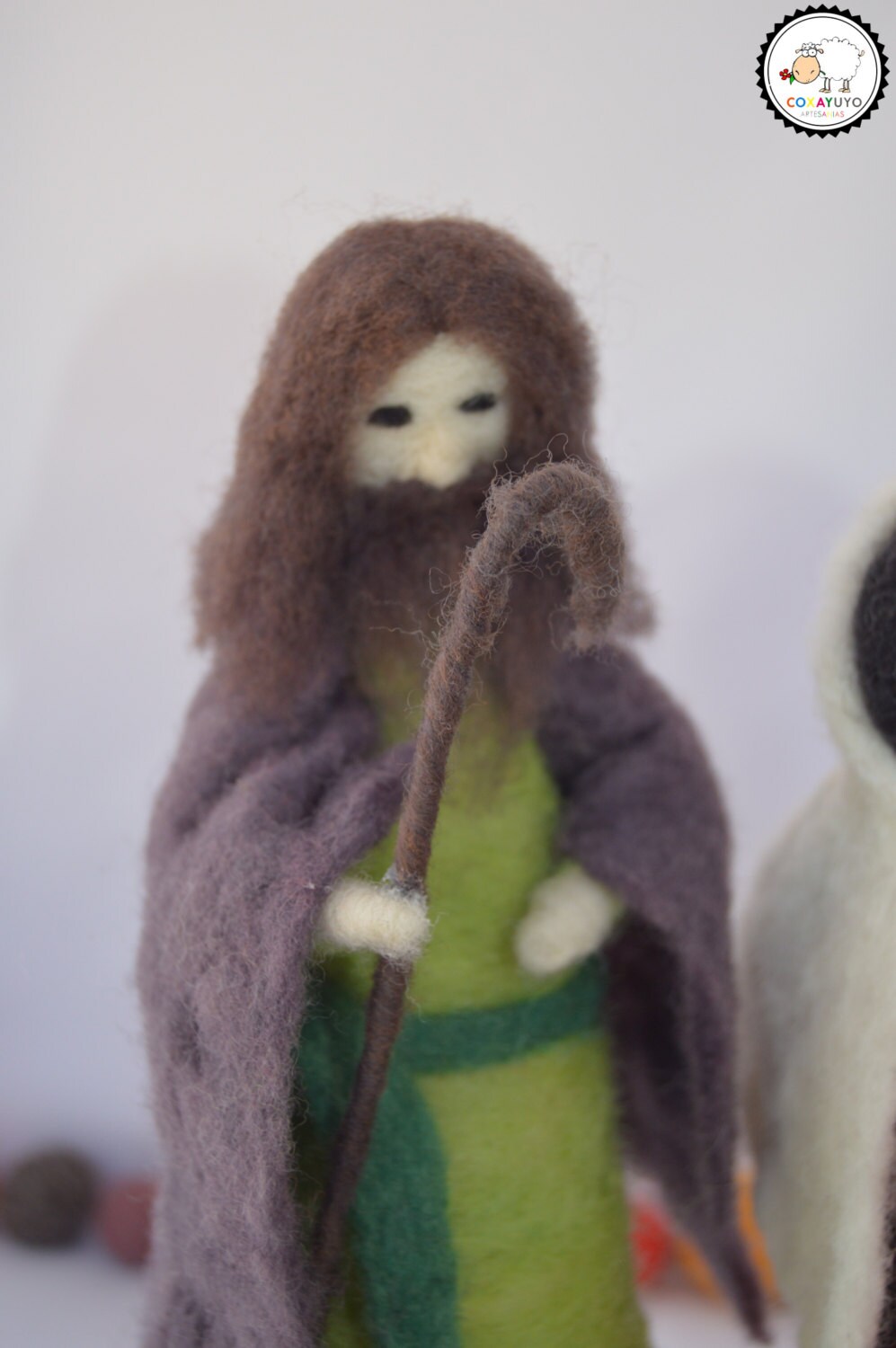 Needle Felted Nativity 3 Piece Felted Natitvity Manger 3 - Etsy
