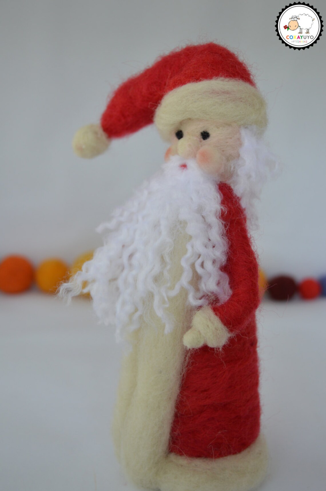 Needle Felted Santa Claus Felted Santa Christmas Needle - Etsy