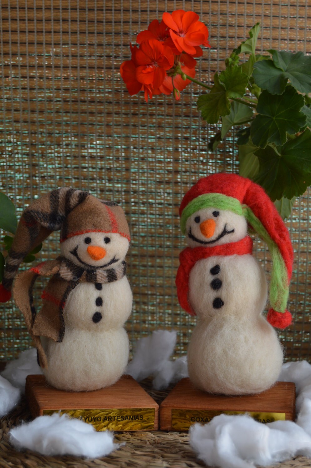 Felted Snowman Needle Felting Christmas Decoration | Etsy