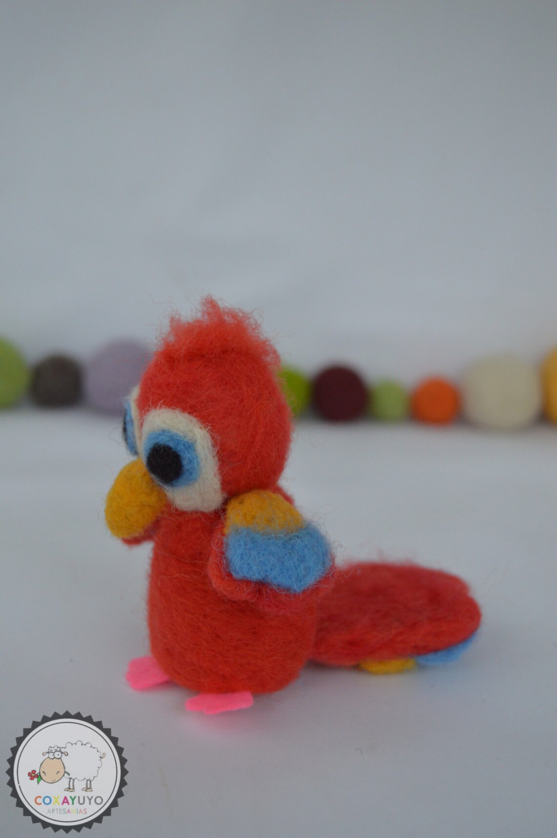 Needle Felted Miniature Parrot Parrot Felt Miniature Felt - Etsy