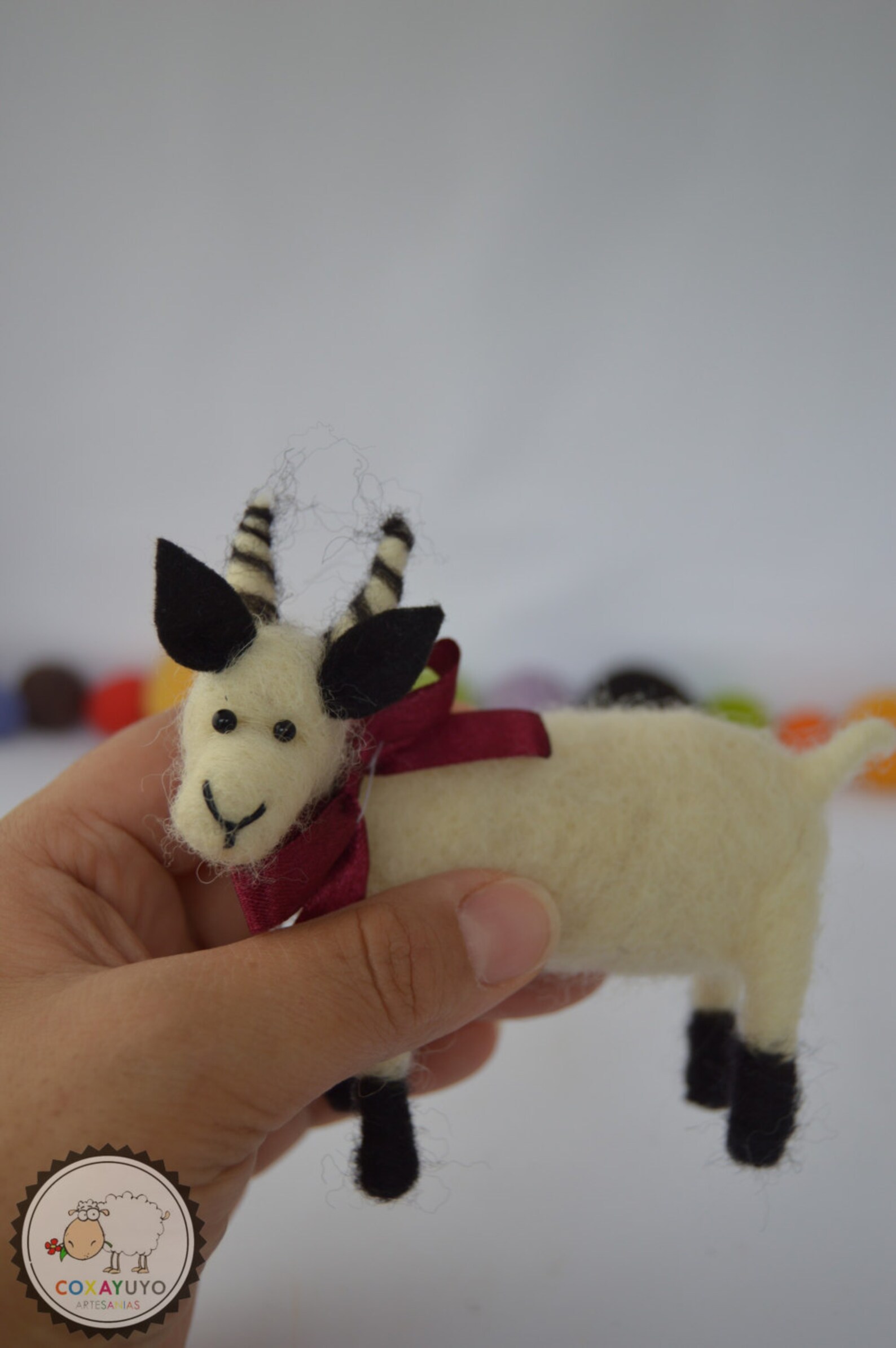 Needle Felted Goat Felt Goat Needle Felting Needlefelt - Etsy