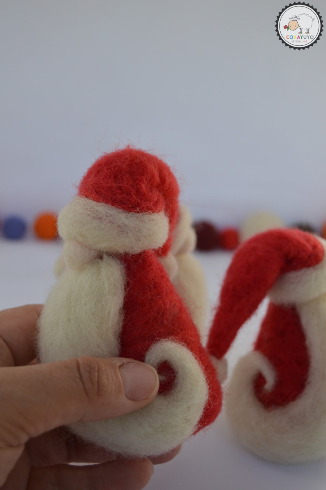 Needle Felted Santa Claus Felted Santa Christmas Needle - Etsy