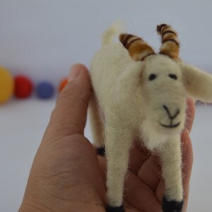Needle Felted Goat, Felt Goat, Needle Felting, Needlefelt, Handmade ...