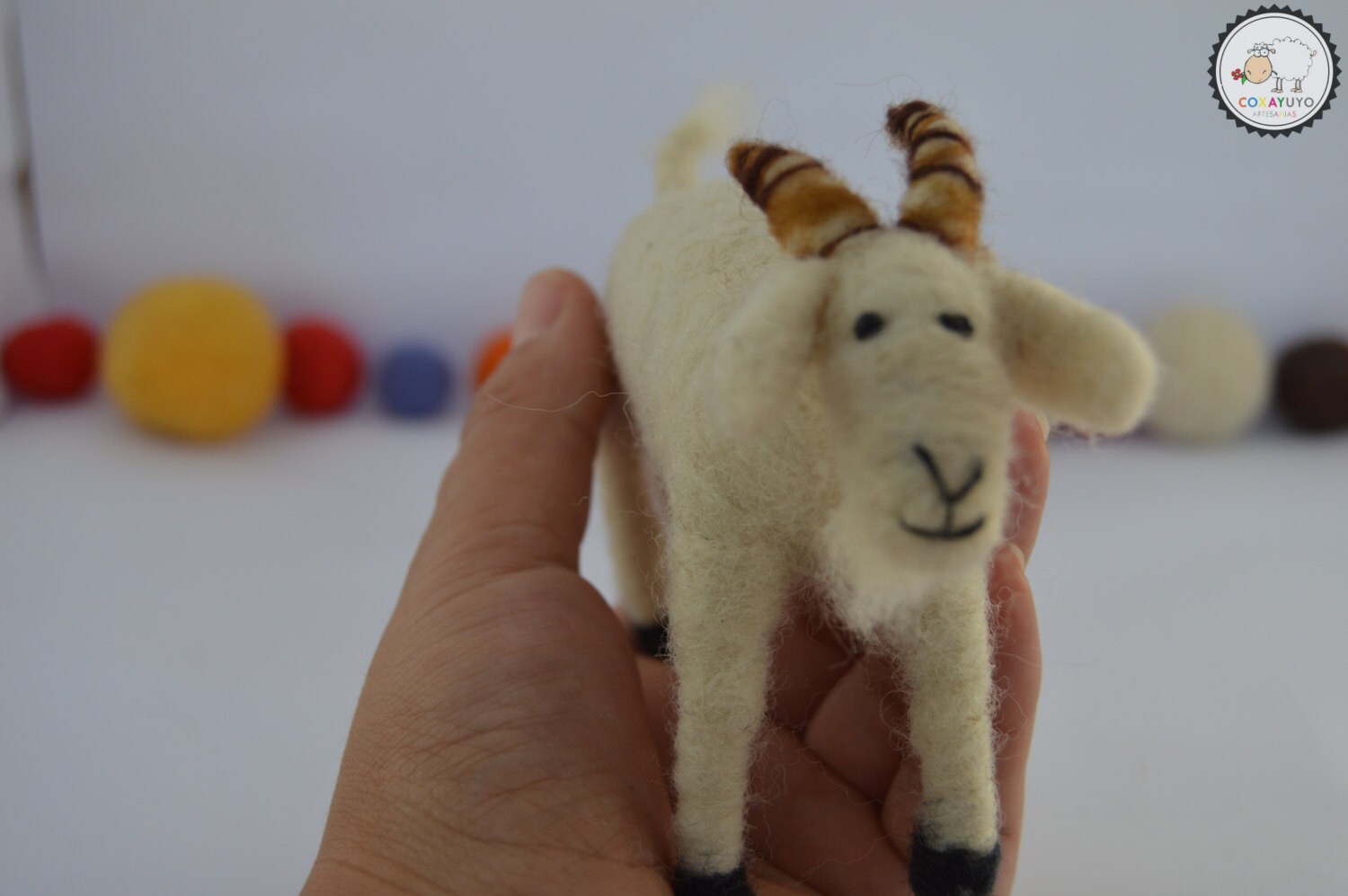 Needle Felted Goat Felt Goat Needle Felting Needlefelt - Etsy