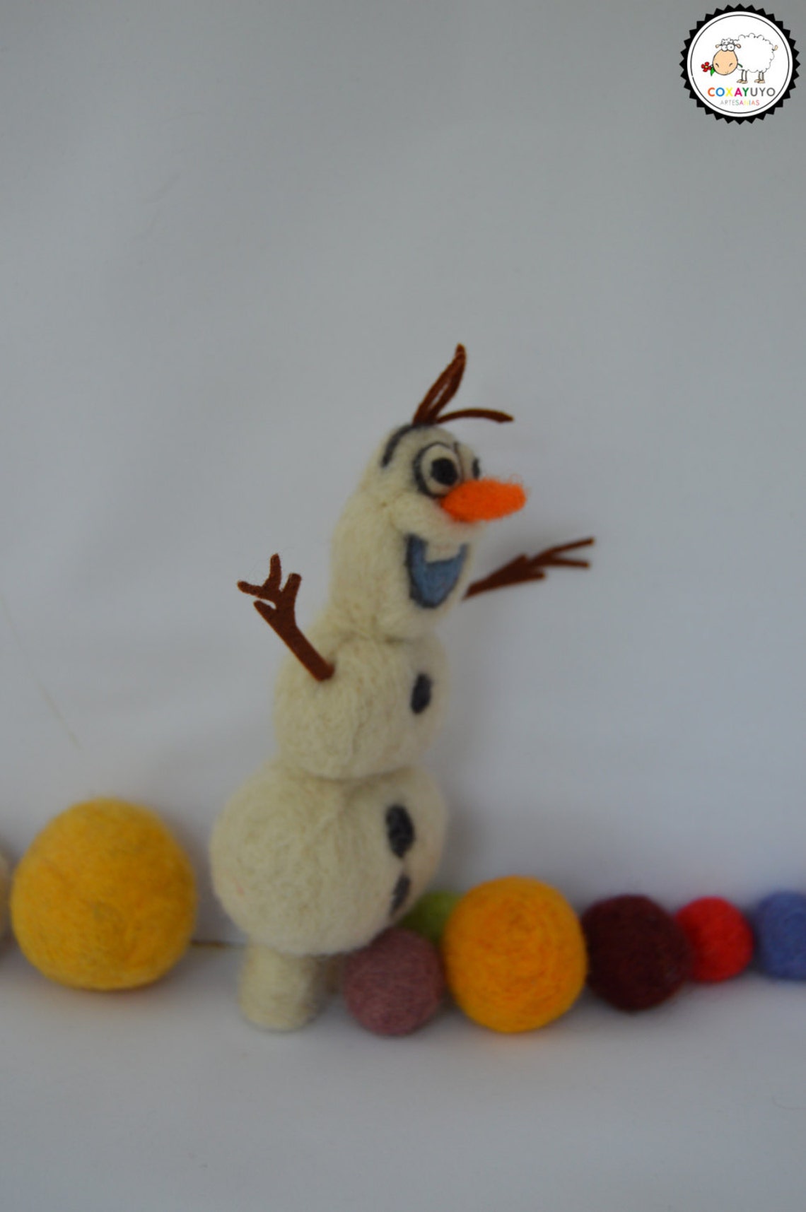 Needle Felted Frozen Olaf, Needle Felting, Christmas Decoration ...