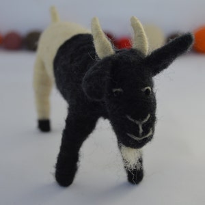 Needle Felted Goat, Felt Goat, Needle Felting, Needlefelt, Handmade ...