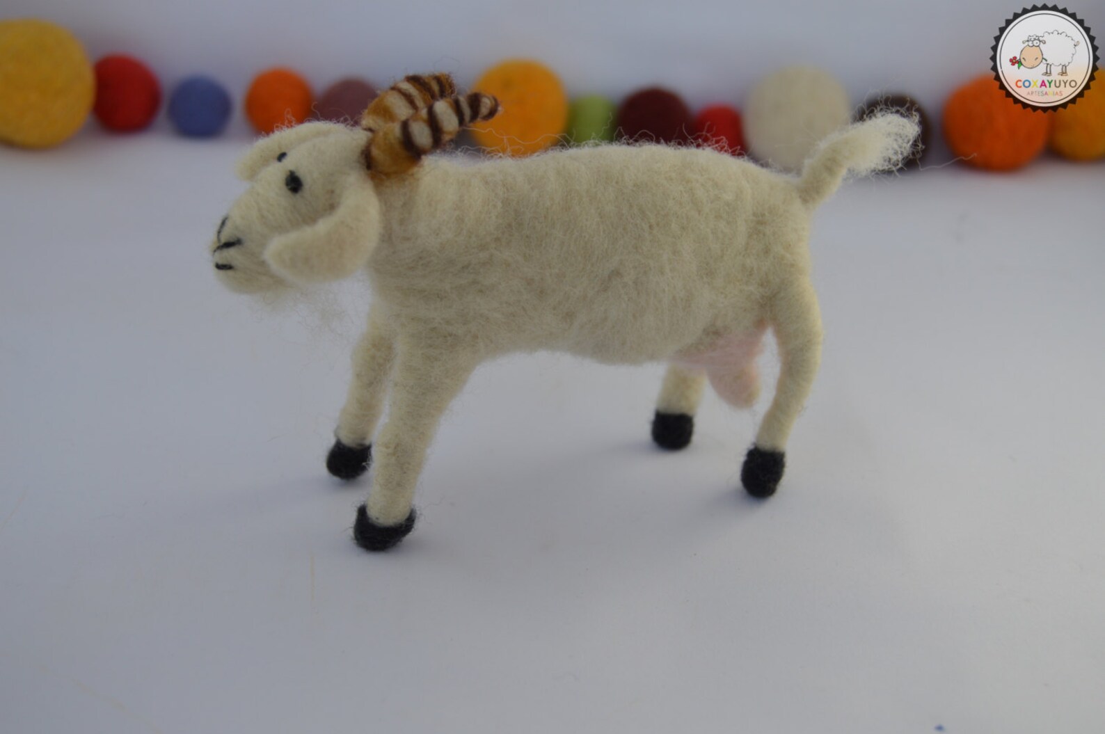 Needle Felted Goat Felt Goat Needle Felting Needlefelt - Etsy
