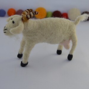 Needle Felted Goat, Felt Goat, Needle Felting, Needlefelt, Handmade ...