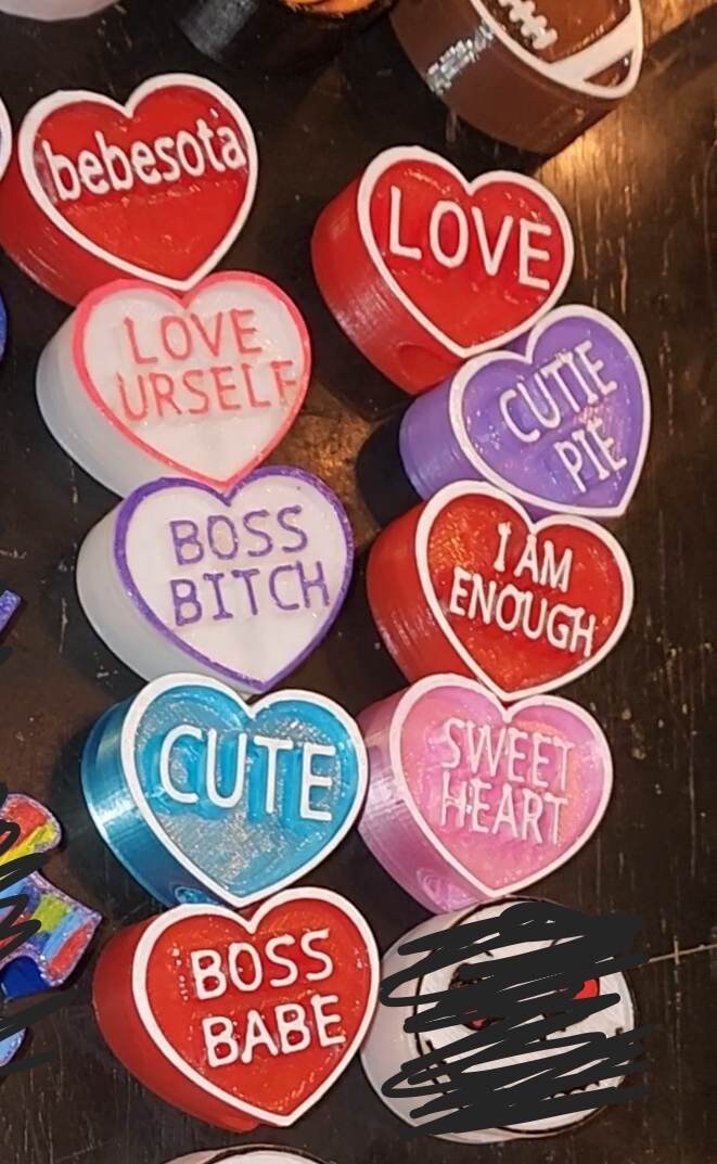 Conversation Word Heart 3d Stl Obj 3mf 3d Printing File Digital ...