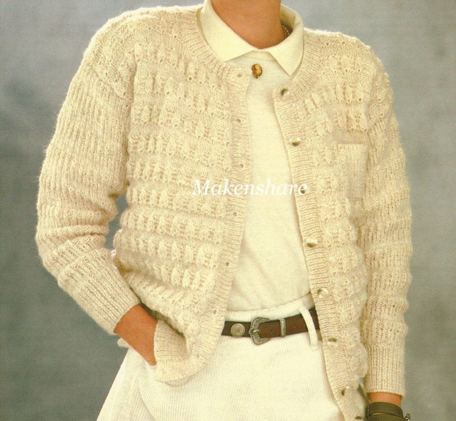 Knitting Pattern, Ladies Knitting Pattern, DK , Light Worsted, 8 Ply ...