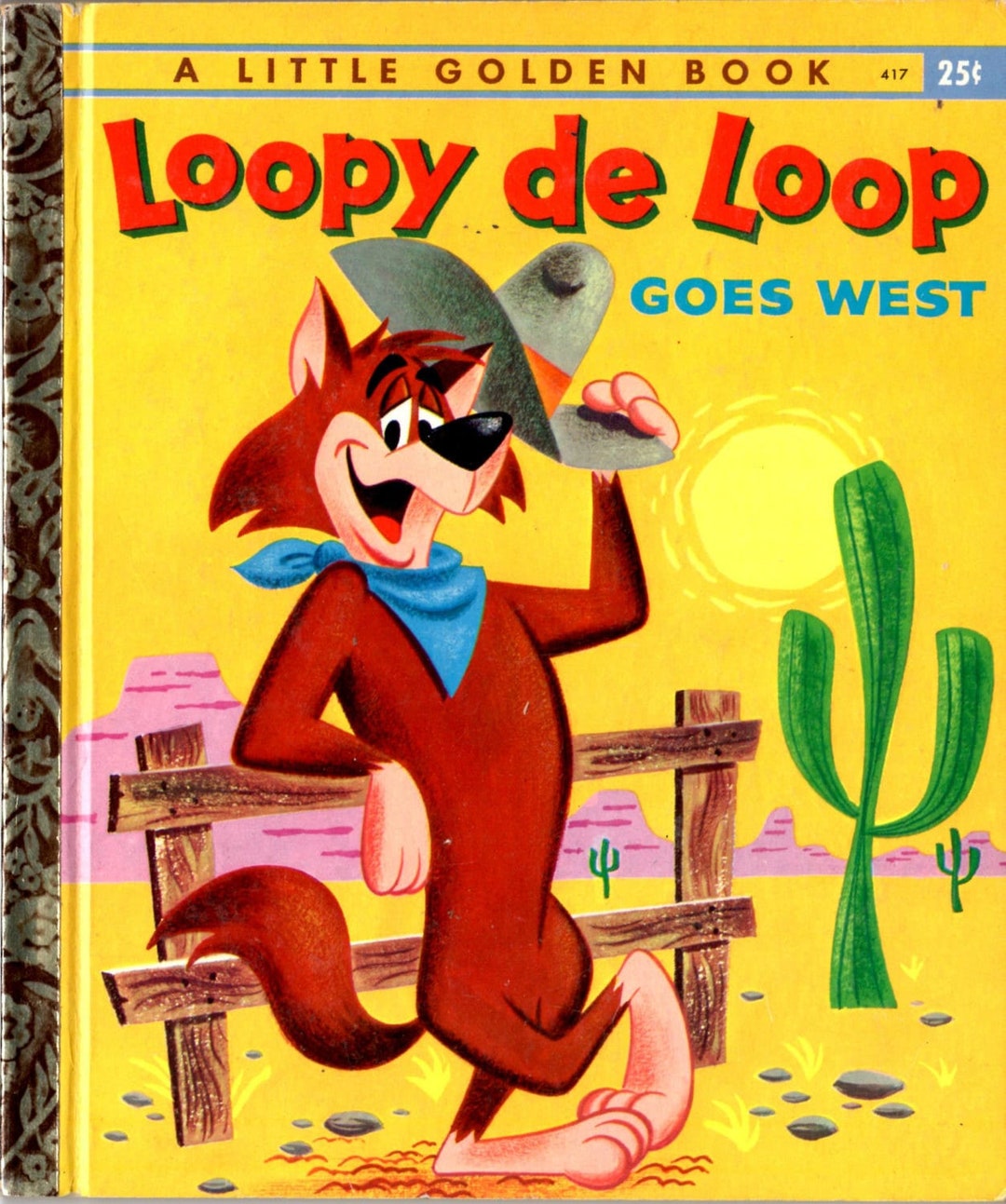 Children Book Loopy De Loop Goes West Little Golden Book C.1960 - Etsy