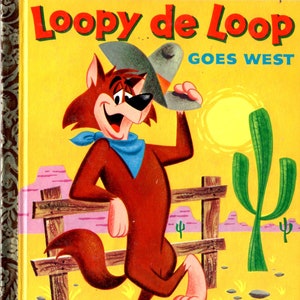 Children Book ~ Loopy De Loop Goes West - Little Golden Book C.1960 - Etsy