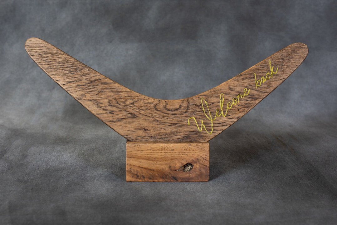 Mens Gift, Boomerang, Wood Gift for Men, Original Eco Gift for Him ...