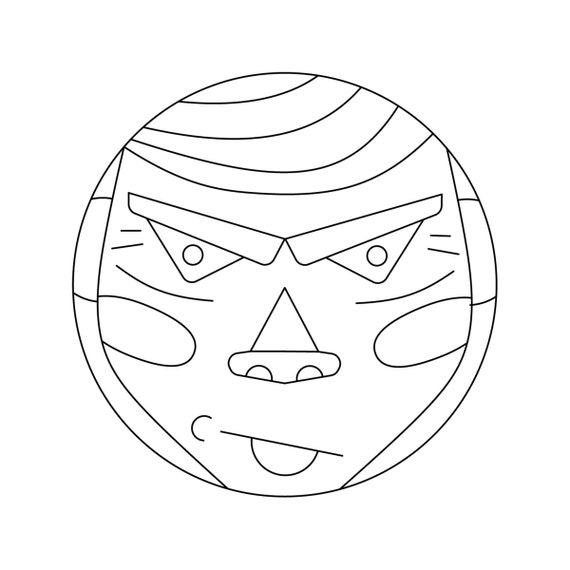 Face Art DXF for DIY - Etsy