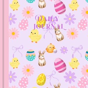 Seamless Easter Pattern – Cute Bunnies, Chicks and Eggs – Digital Paper ...