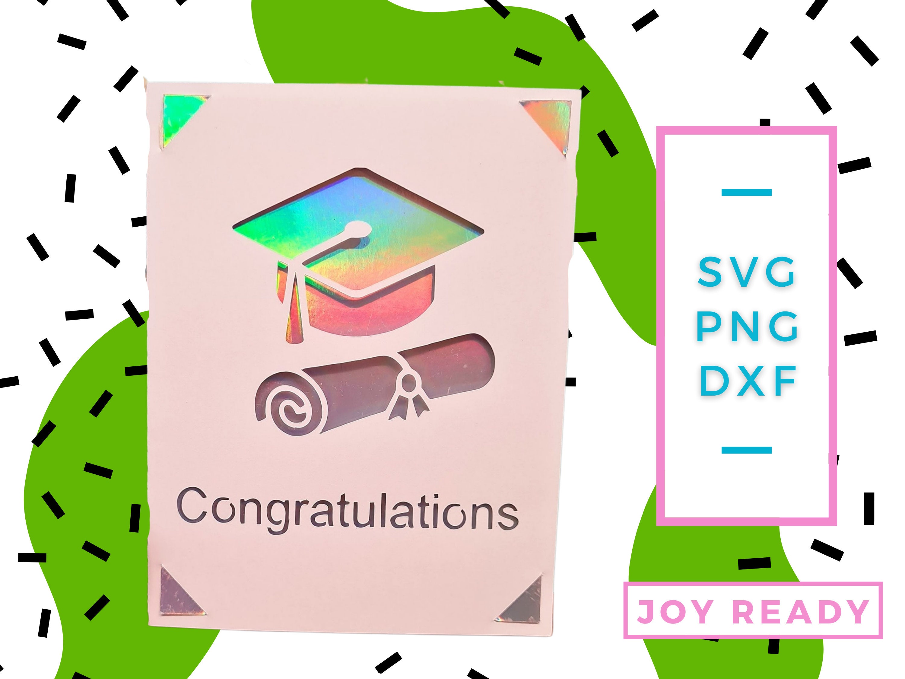 Graduation Svg Card. Digital File Compatible With Cricut and - Etsy