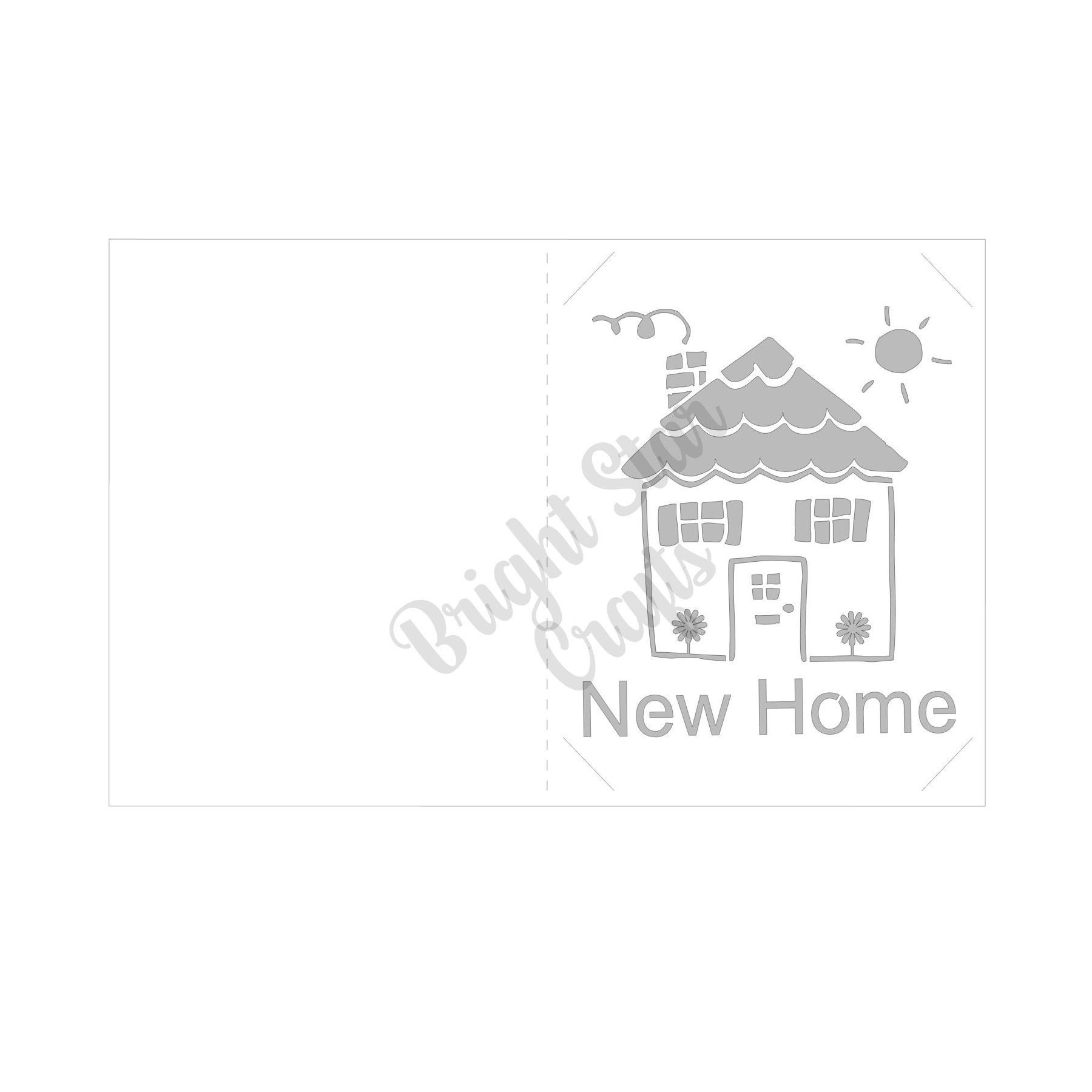 New Home Svg Card. Digital File Compatible With Cricut and - Etsy