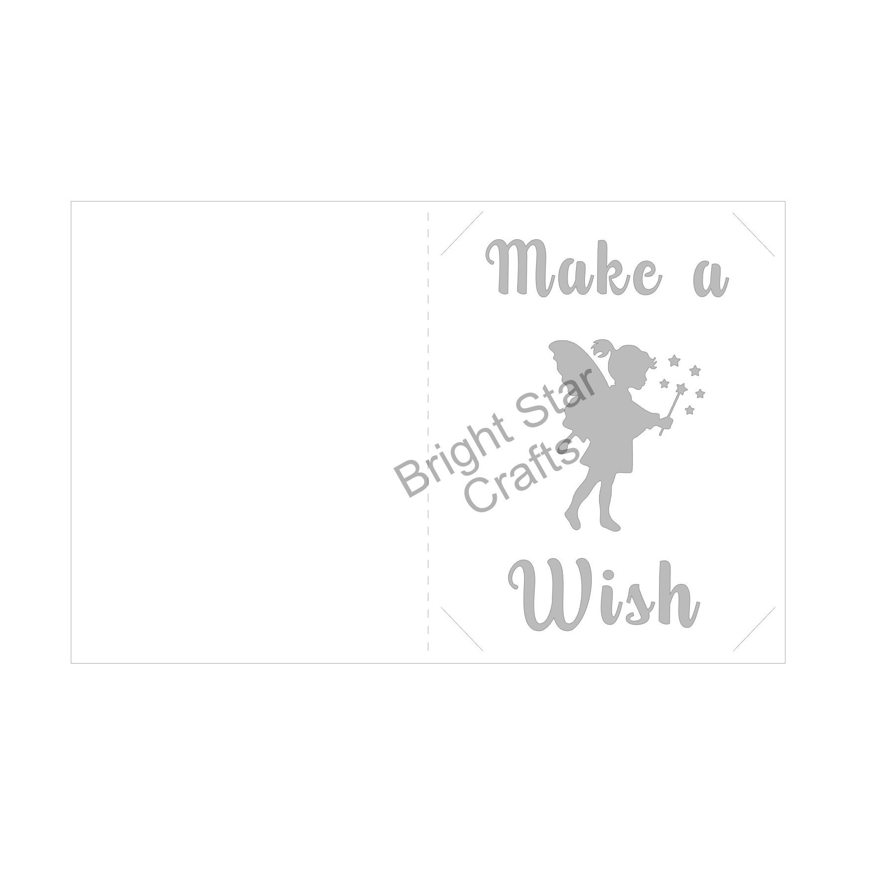 Make a Wish Svg Card. Digital File Compatible With Cricut and - Etsy
