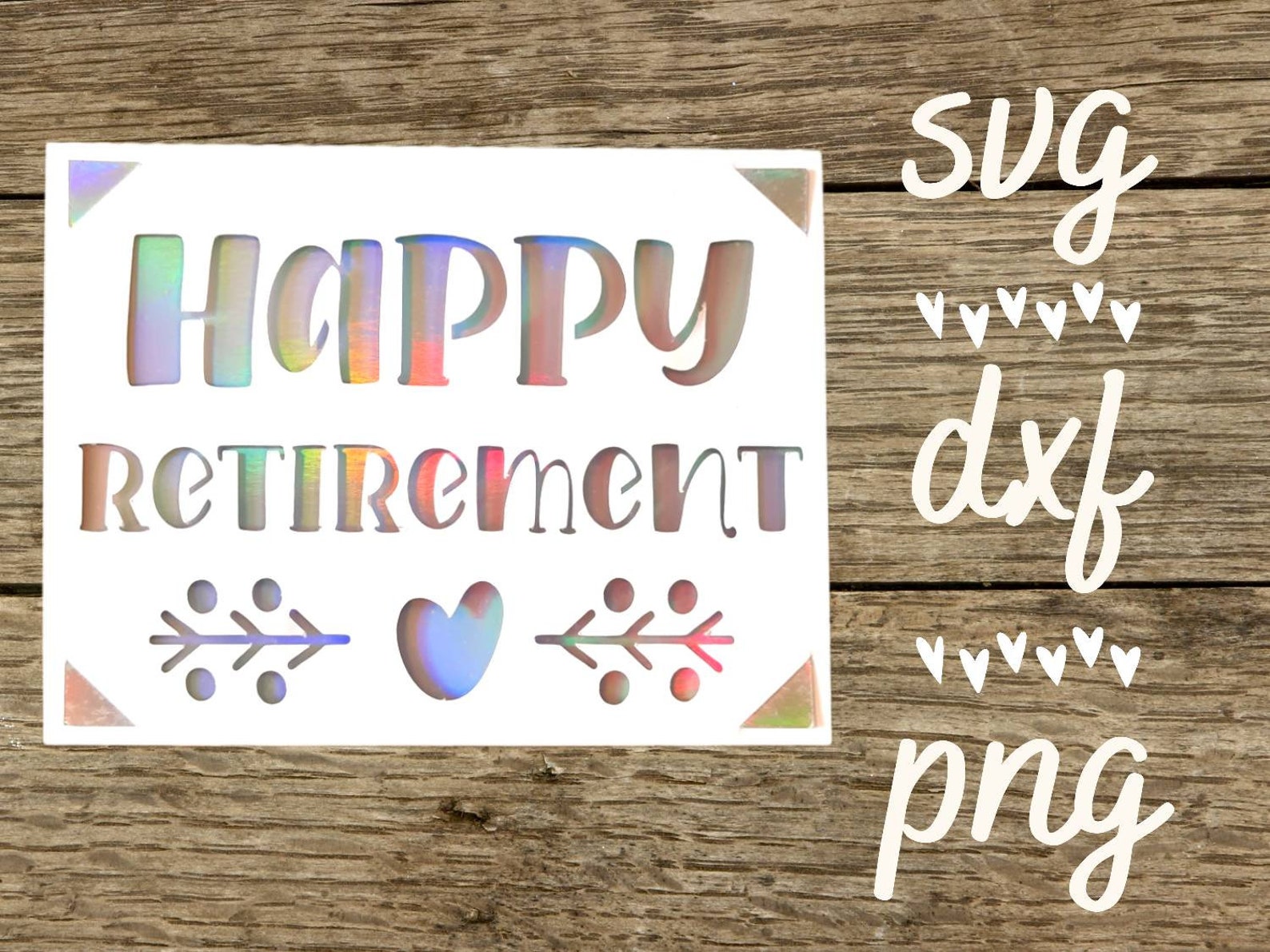 Happy Retirement Svg Card. Digital File Compatible With Cricut - Etsy ...