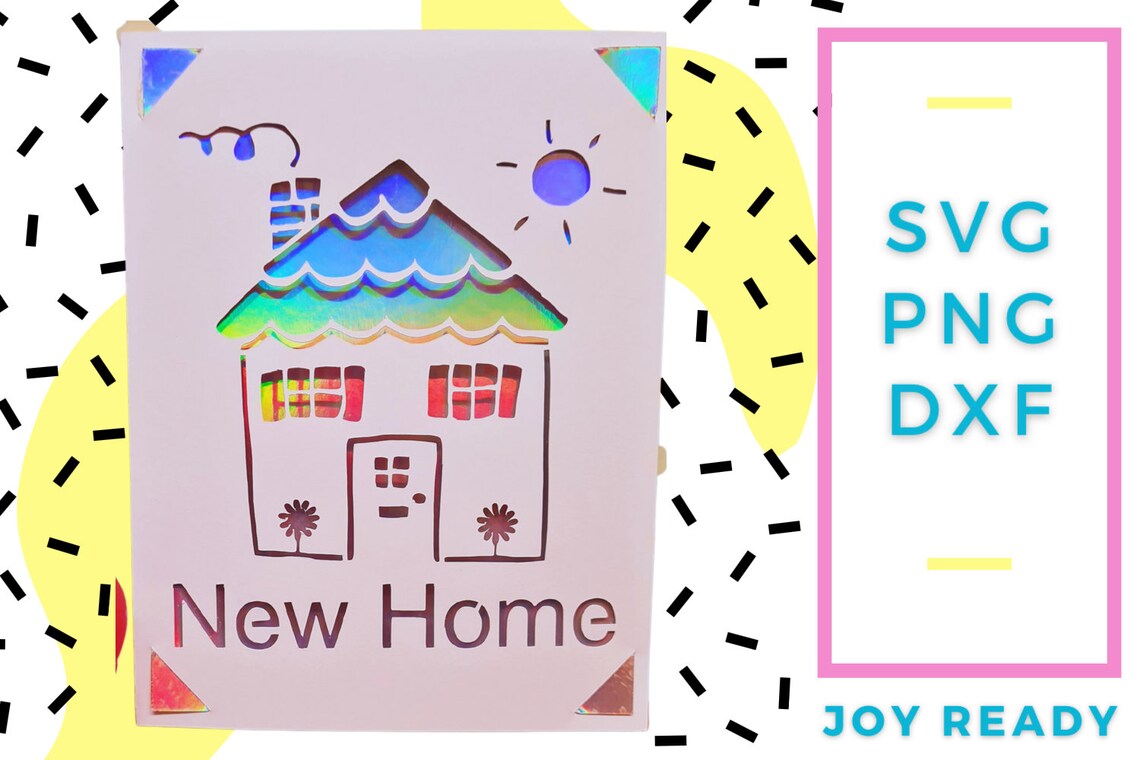 New Home Svg Card. Digital File Compatible With Cricut and - Etsy