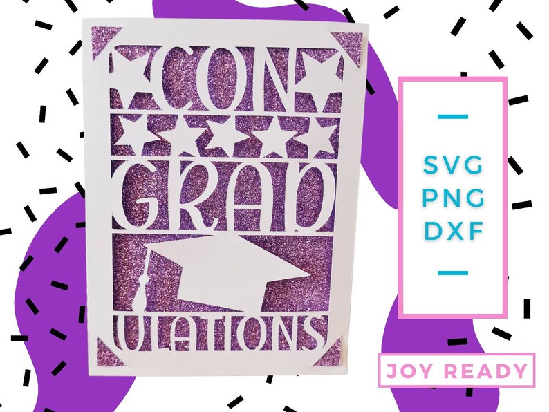 Graduation Svg Card. Digital File Compatible With Cricut and Silhouette ...