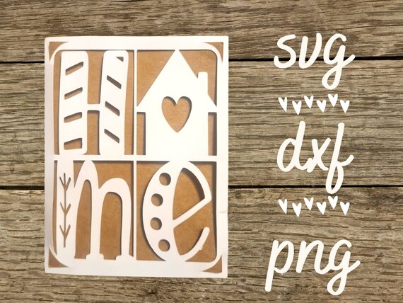 Home Svg Carddigital File Compatible With Cricut and - Etsy