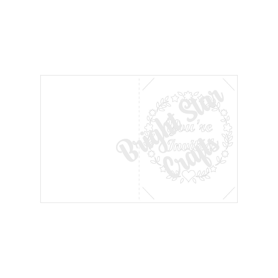 Svg Invitation Card. Digital File Compatible With Cricut and Silhouette ...