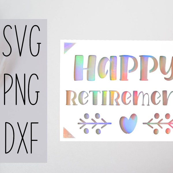 Retirement Svg - Etsy
