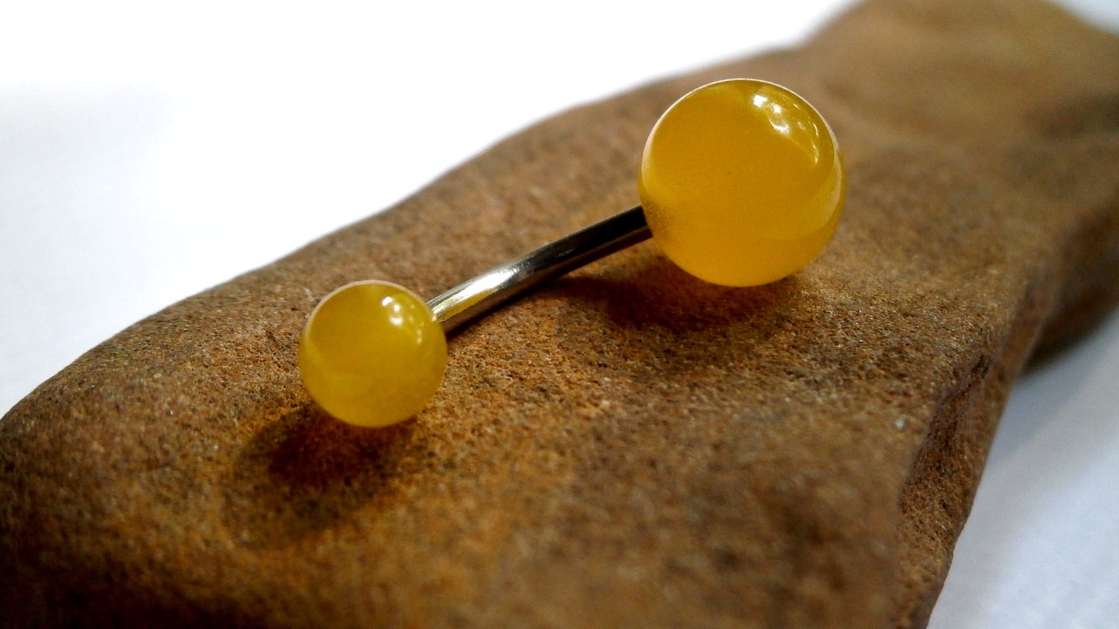 Belly Button Ring Uv-reactive Navel Belly Ring Industrial - Etsy