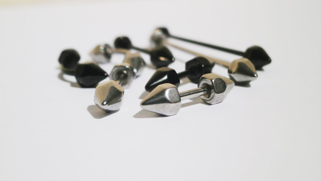 Spike Septum Bar, Nose Piercing for Septum, Nipple Tragus Cartilage ...