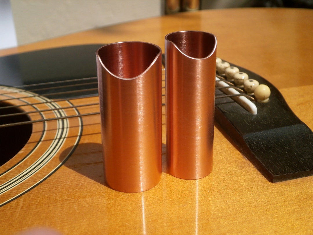 Guitar Copper Slide, Laser Engreved Low Profile Guitar Slide, Gift for ...