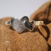 Silver Love Heart Ring, Love Symbol Sterling Silver Ring, Double ...