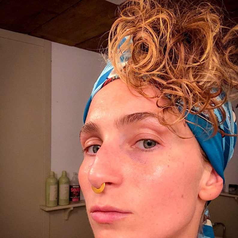 Wide Septum Nose Ring V Shape and Rounded Shape Mens Womens - Etsy