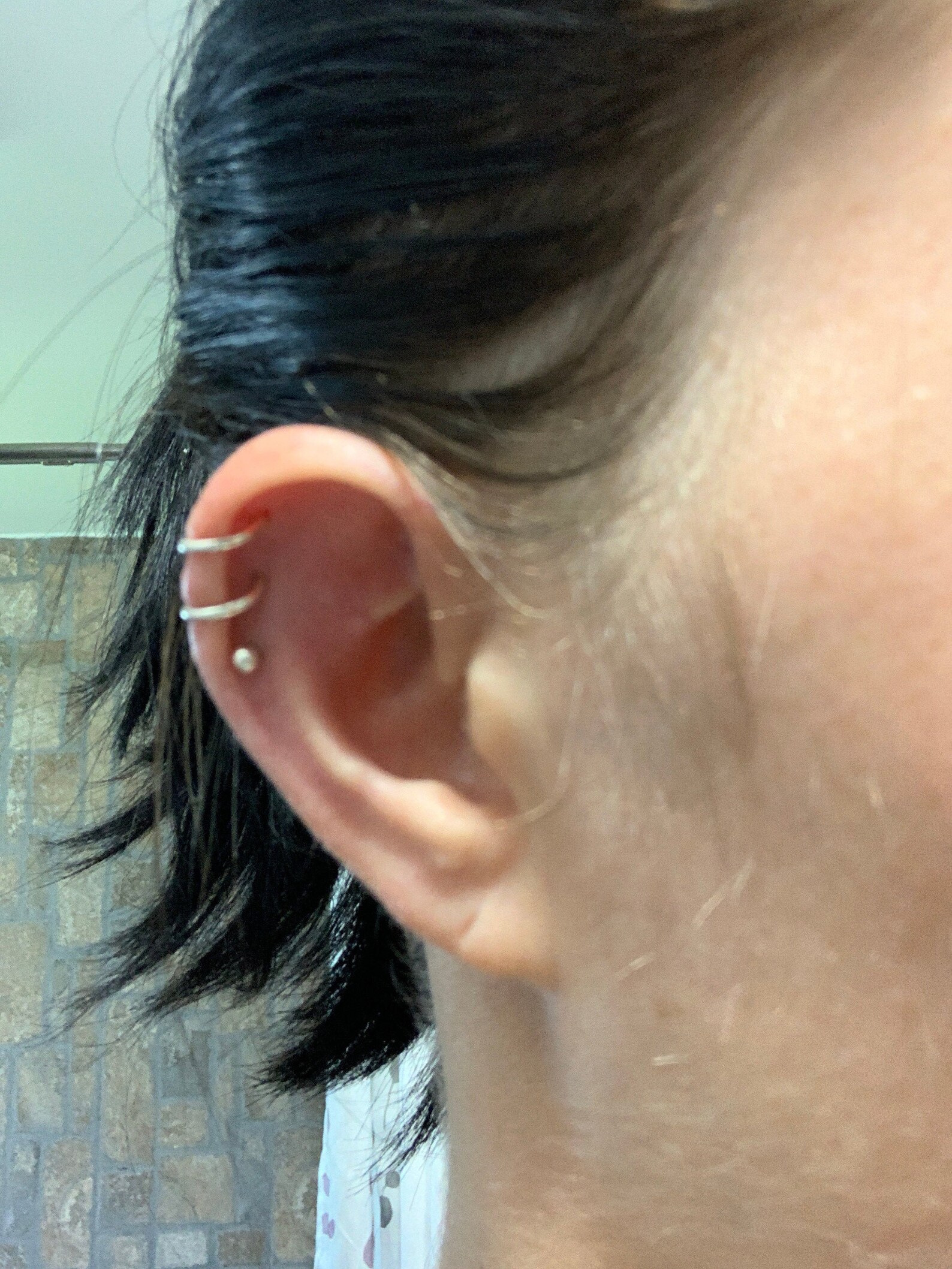 Cartilage Earring Coiled Helix Multiple Double Triple Ear - Etsy