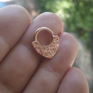 Wide Septum Nose Ring V Shape and Rounded Shape Mens Womens - Etsy