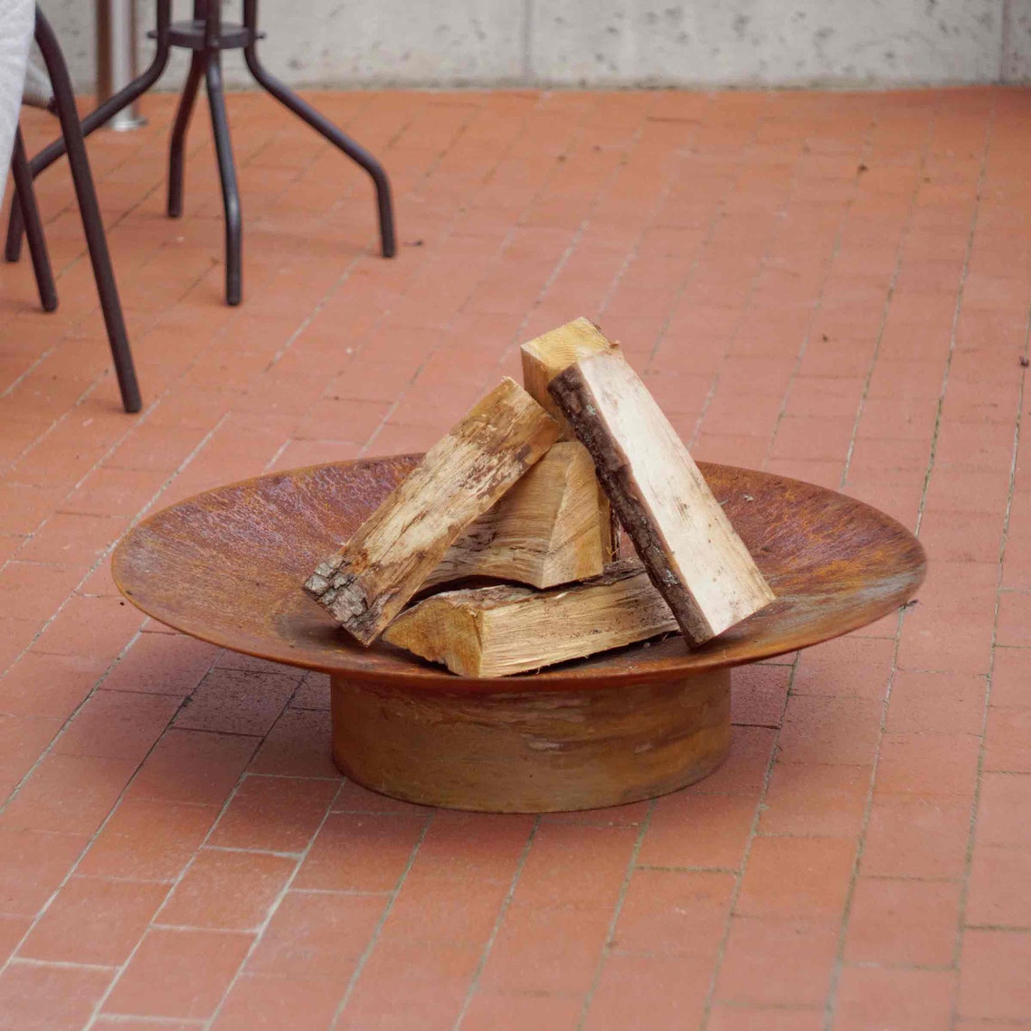Rusting Steel Fire Pit Hestia - Etsy