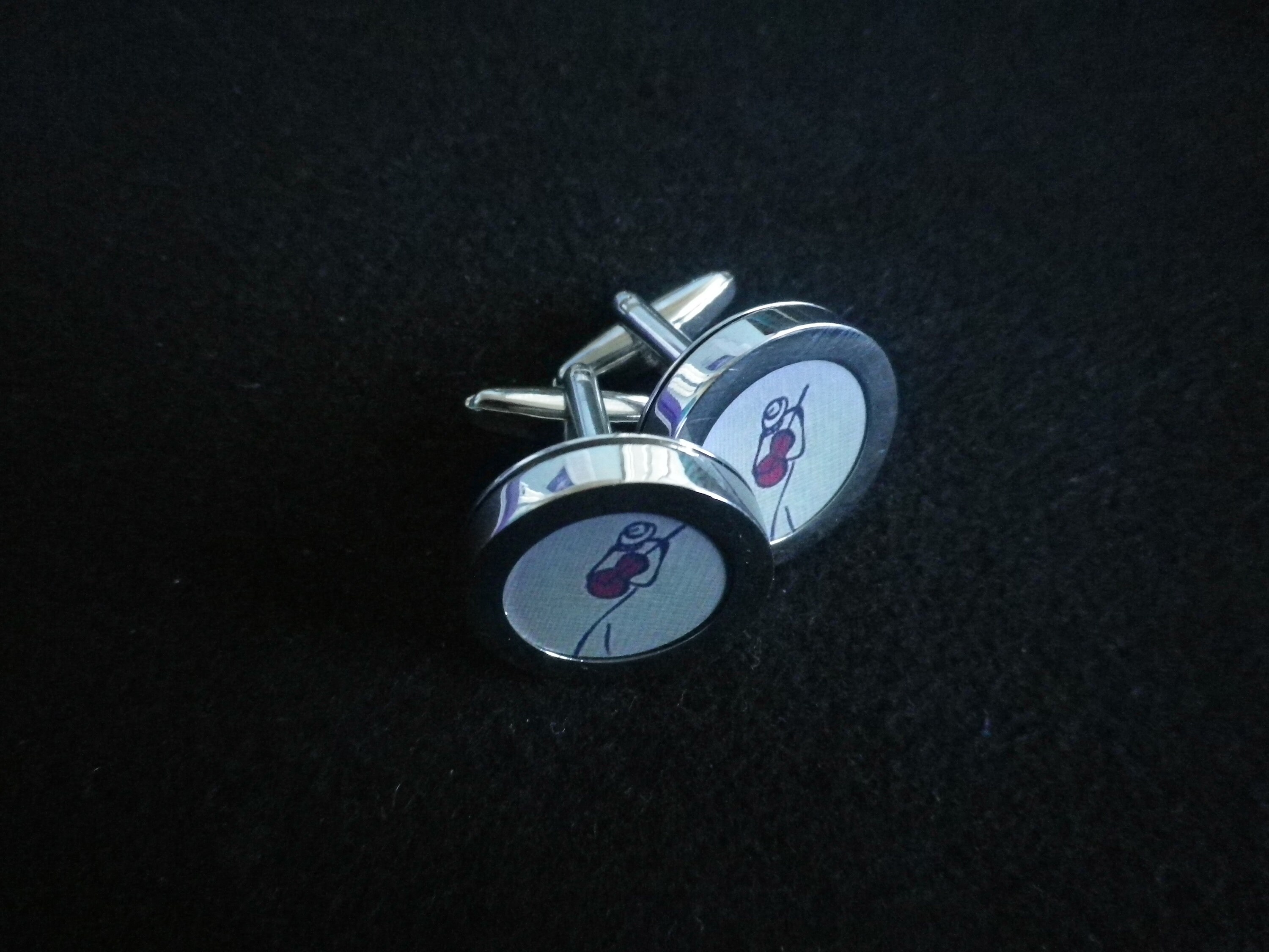Cool Dude Cufflinks, Really Sharp Image, Great Music Lover Present ...